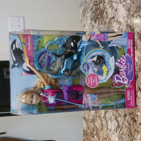 Mattel | Toys | Rare Barbie Seaworld Trainer | Poshmark